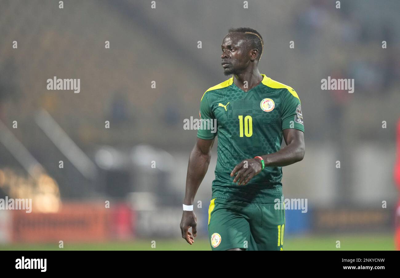 Yaounde, Cameroon, January, 30, 2022: Sadio Man© of Senegal during Senegal versus Equatorial ...