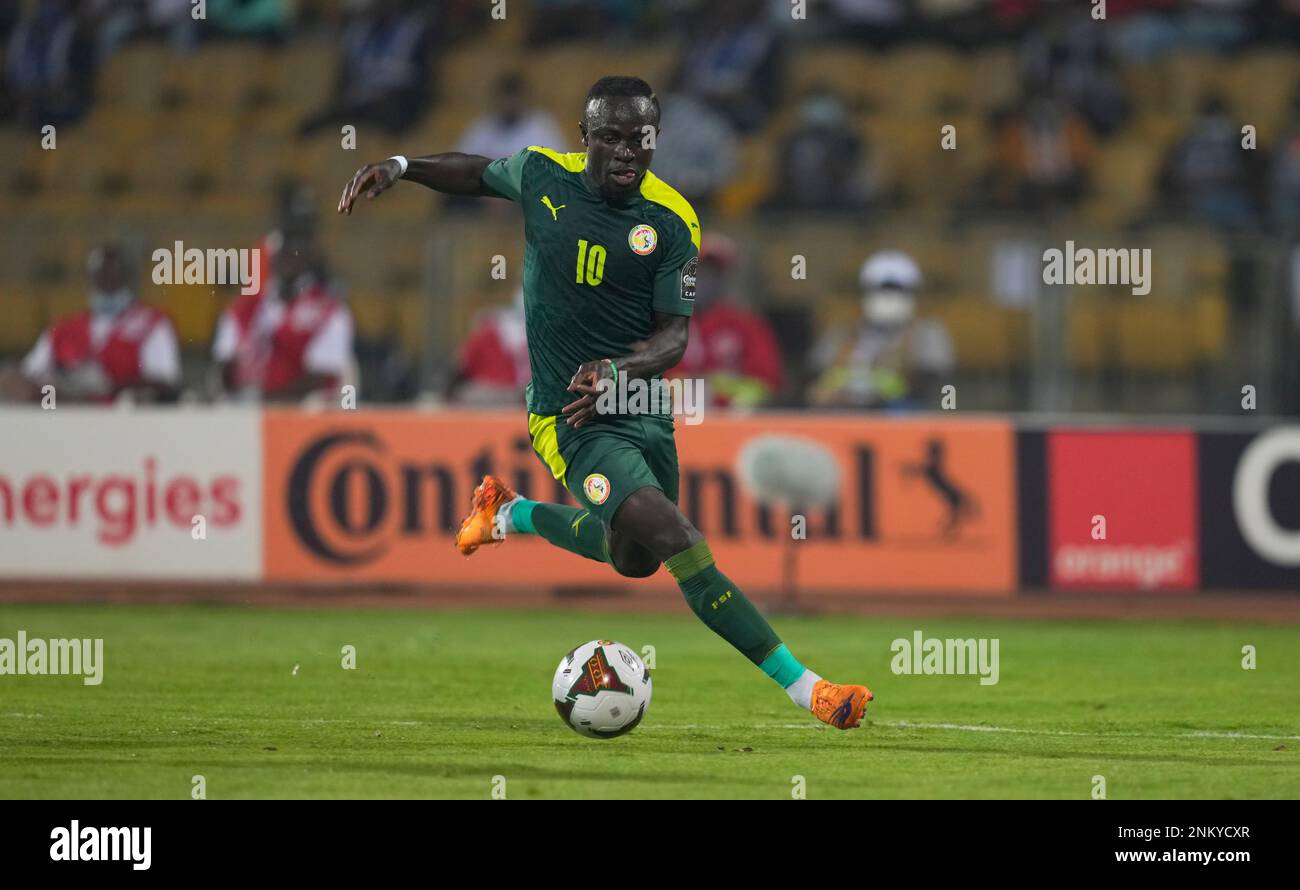 Yaounde, Cameroon, January, 30, 2022: Sadio Man© of Senegal during Senegal versus Equatorial ...