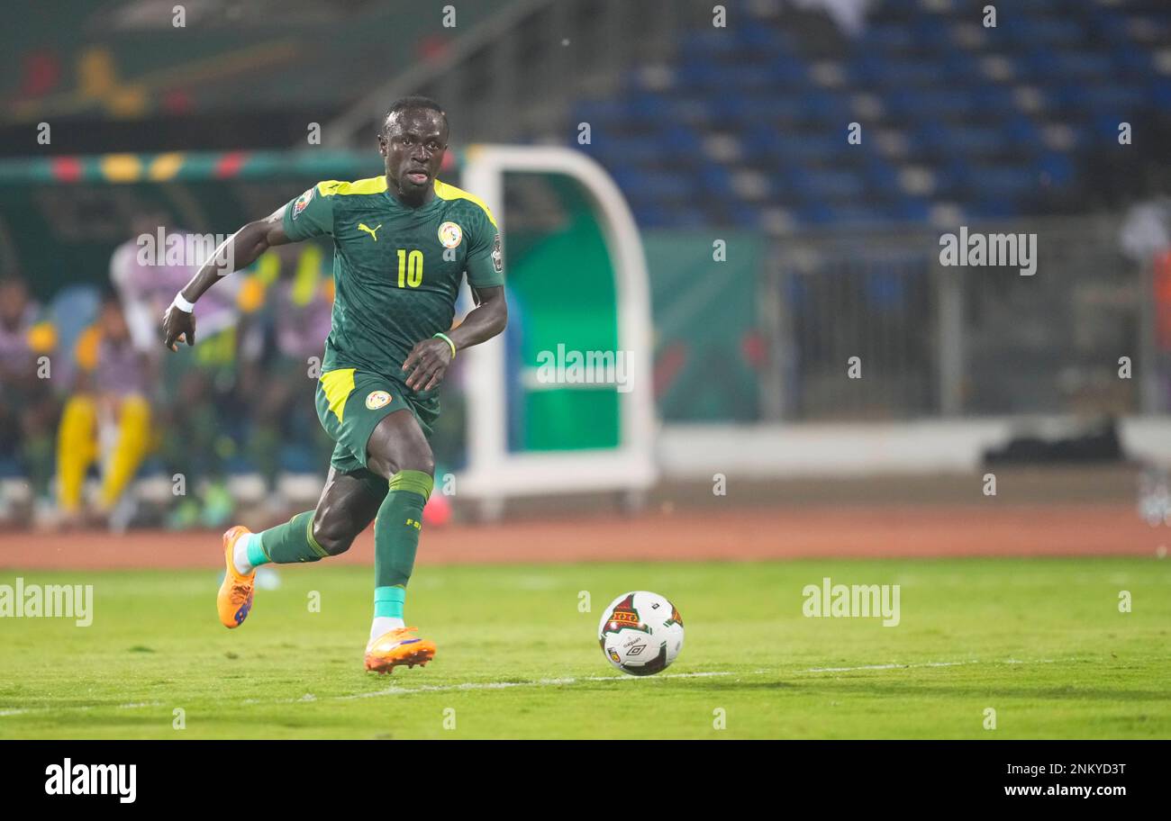Yaounde, Cameroon, January, 30, 2022: Sadio Man© of Senegal during ...