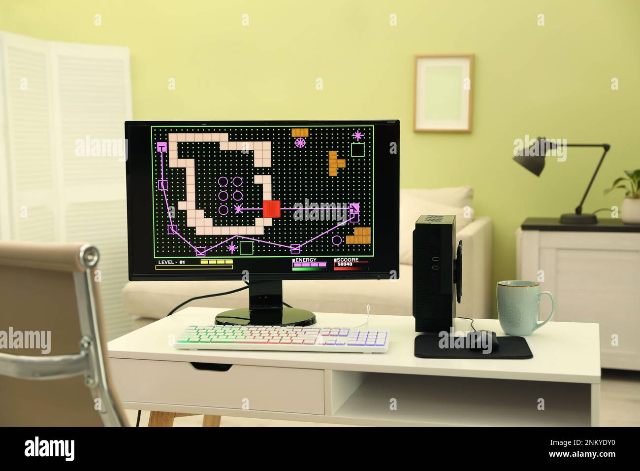 Keyboard backlighting hi-res stock photography and images - Alamy