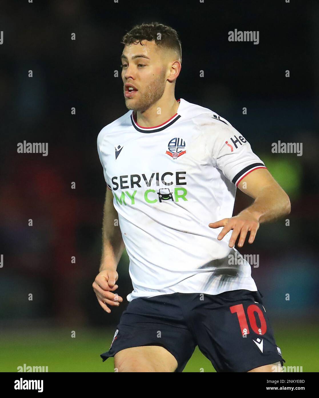 Bolton Wanderers' Dion Charles during the Papa Johns Trophy semi-final ...