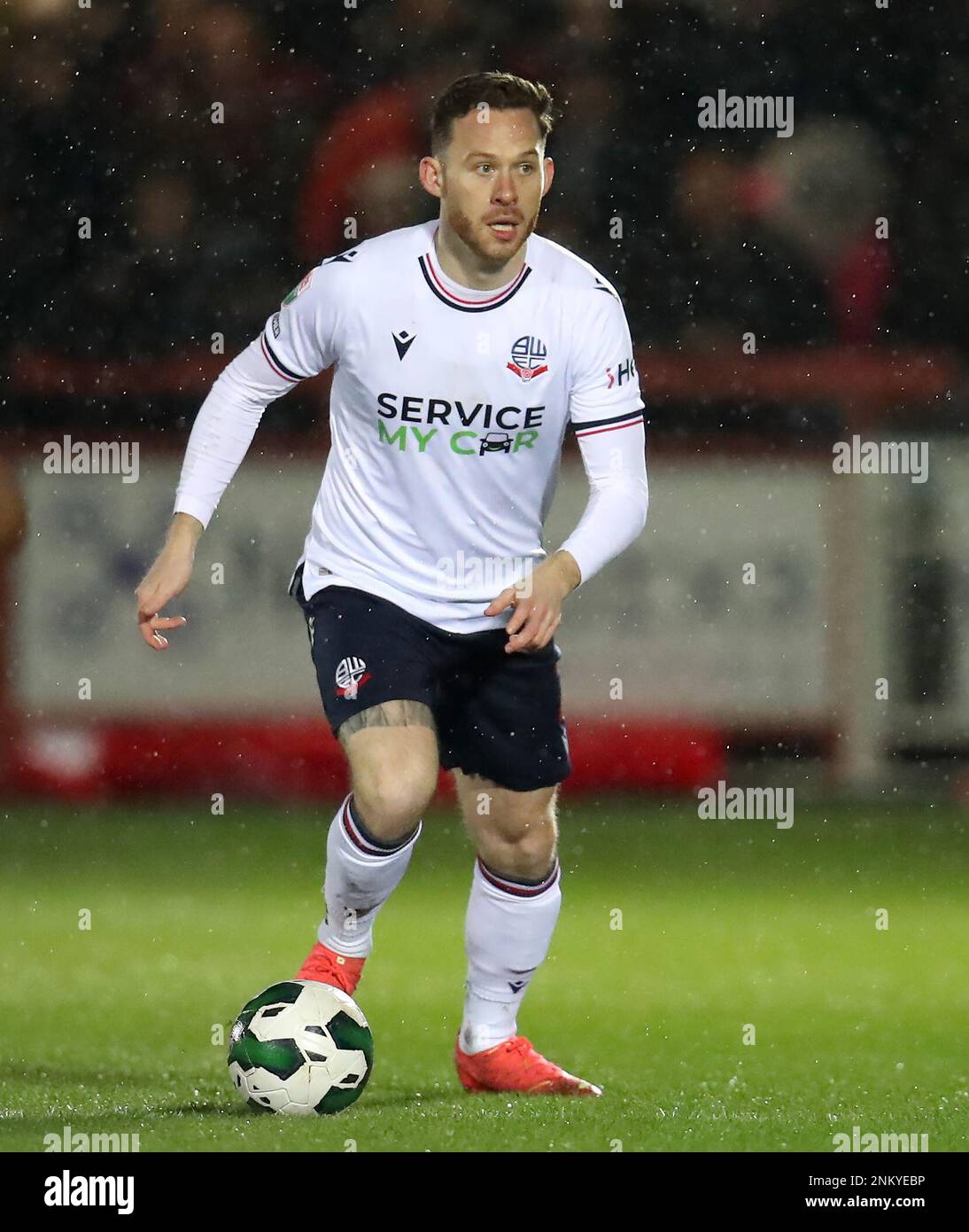 Bolton Wanderers' Gethin Jones during the Papa Johns Trophy semi-final ...
