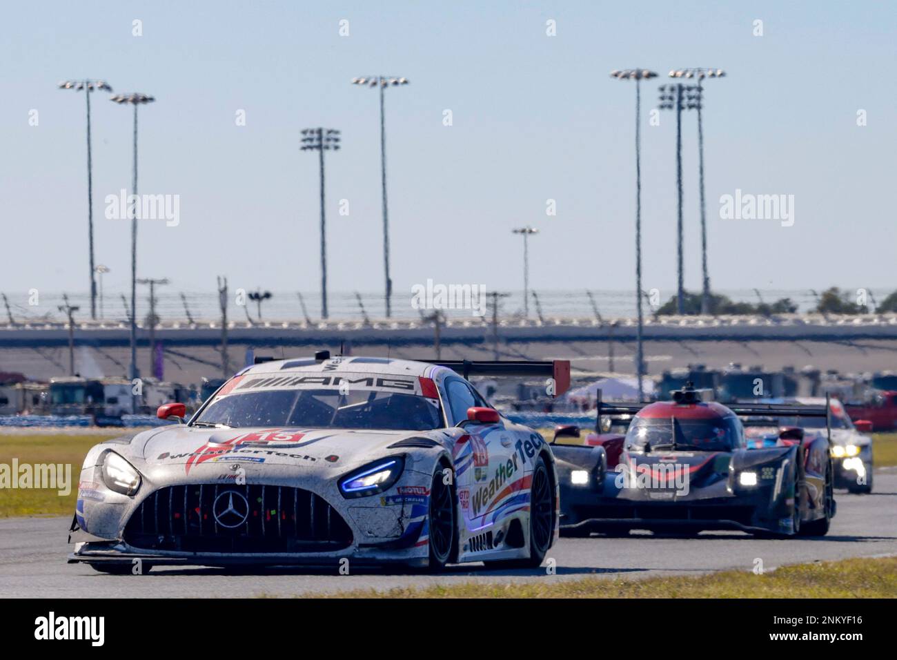 DAYTONA, FL - JANUARY 30: The #15 Proton USA Mercedes-AMG GT3 of Dirk ...