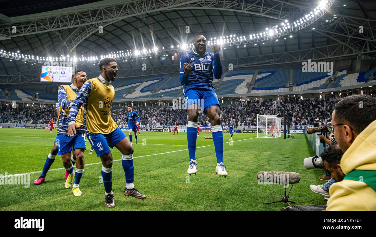 Al Wakrah, Qatar. February 23, 2023, Al-Hilal SFC's Moussa Marega ...
