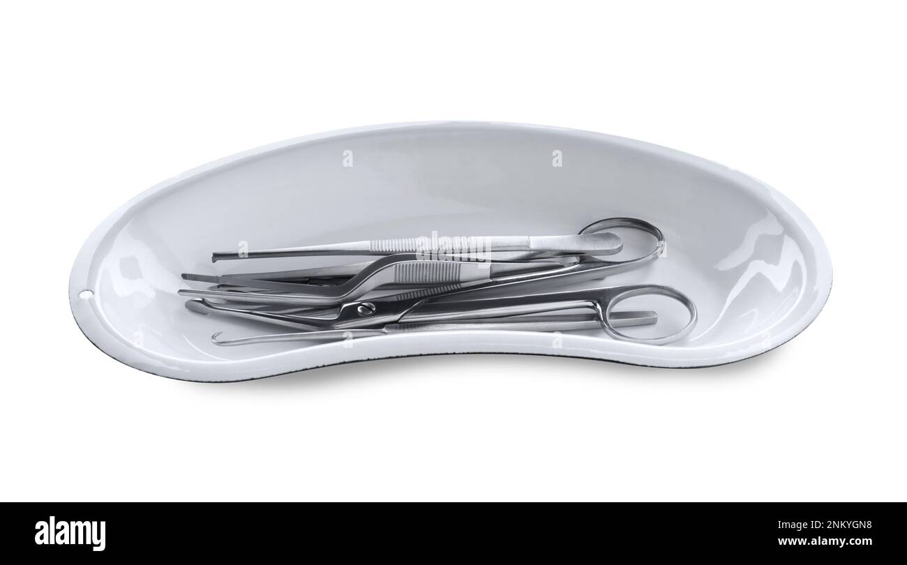 Surgical instruments in dish hi-res stock photography and images - Alamy