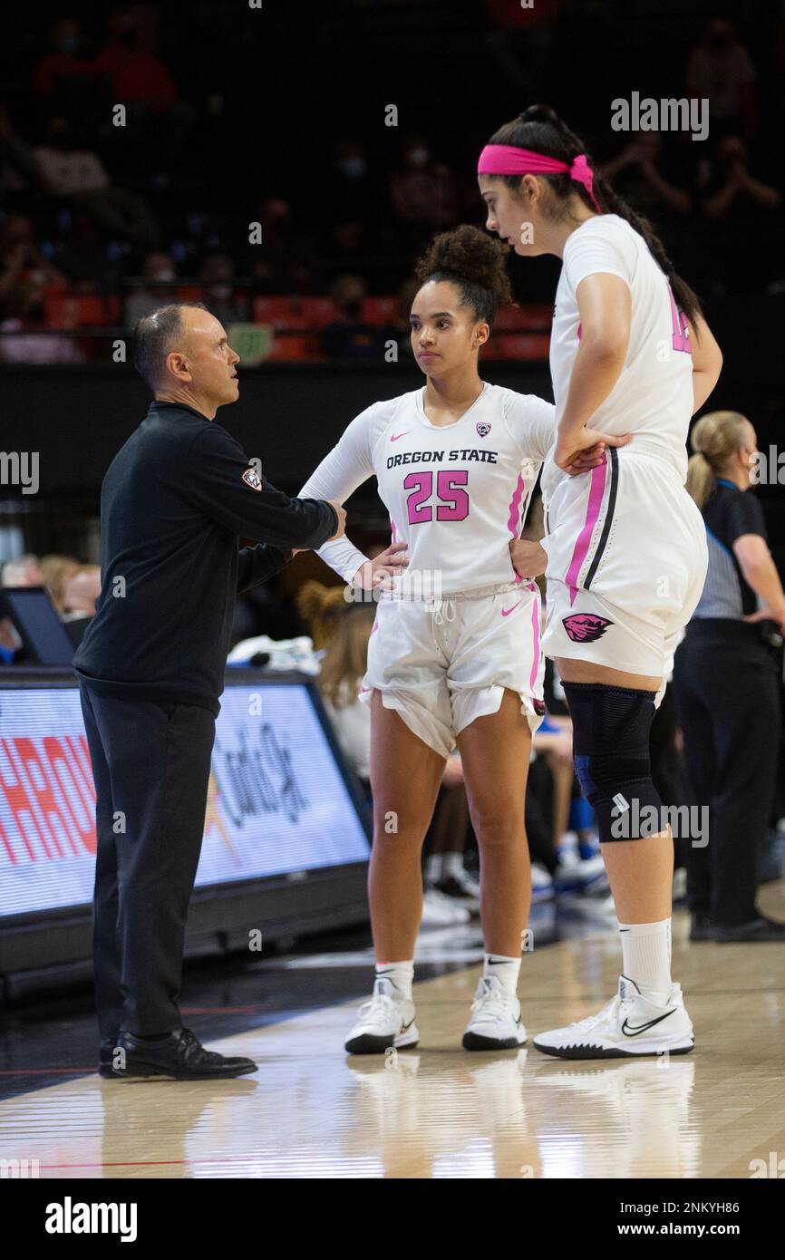 CORVALLIS, OR - JANUARY 30: Scott Rueck, head coach of Oregon State ...