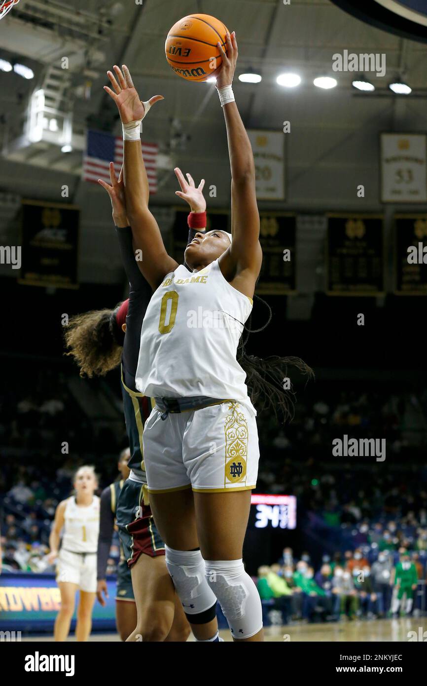 SOUTH BEND, IN - JANUARY 30: Notre Dame Fighting Irish forward Maya ...