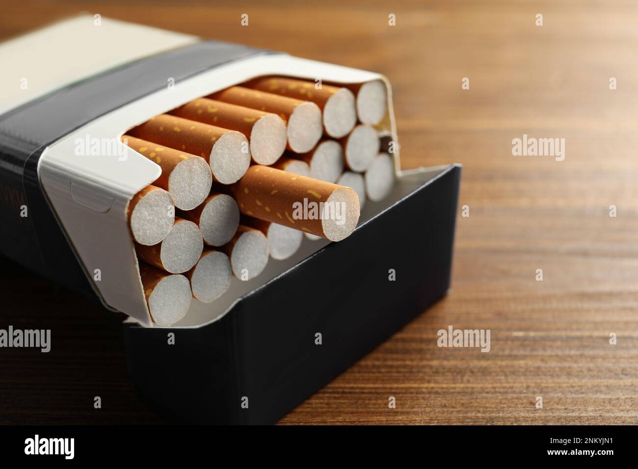 Cigarette pack on table hi-res stock photography and images - Alamy
