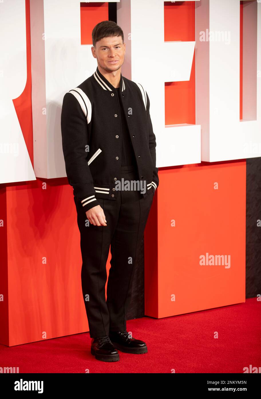 Joel Corry at the 'Creed III' film premiere, London, UK - 15 Feb 2023 ...
