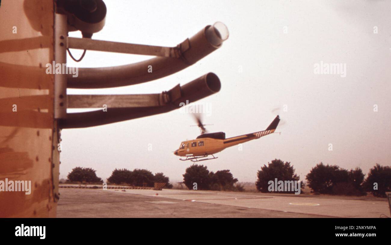 1970s helicopter hi-res stock photography and images - Alamy