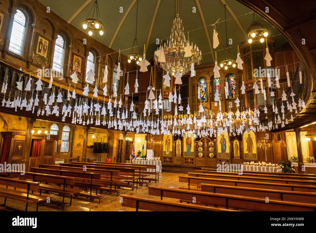 London, UK. 24 February 2023. A general view of some of the 461 paper ...