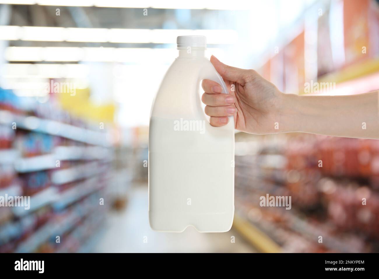 Child milk gallon hi-res stock photography and images - Alamy
