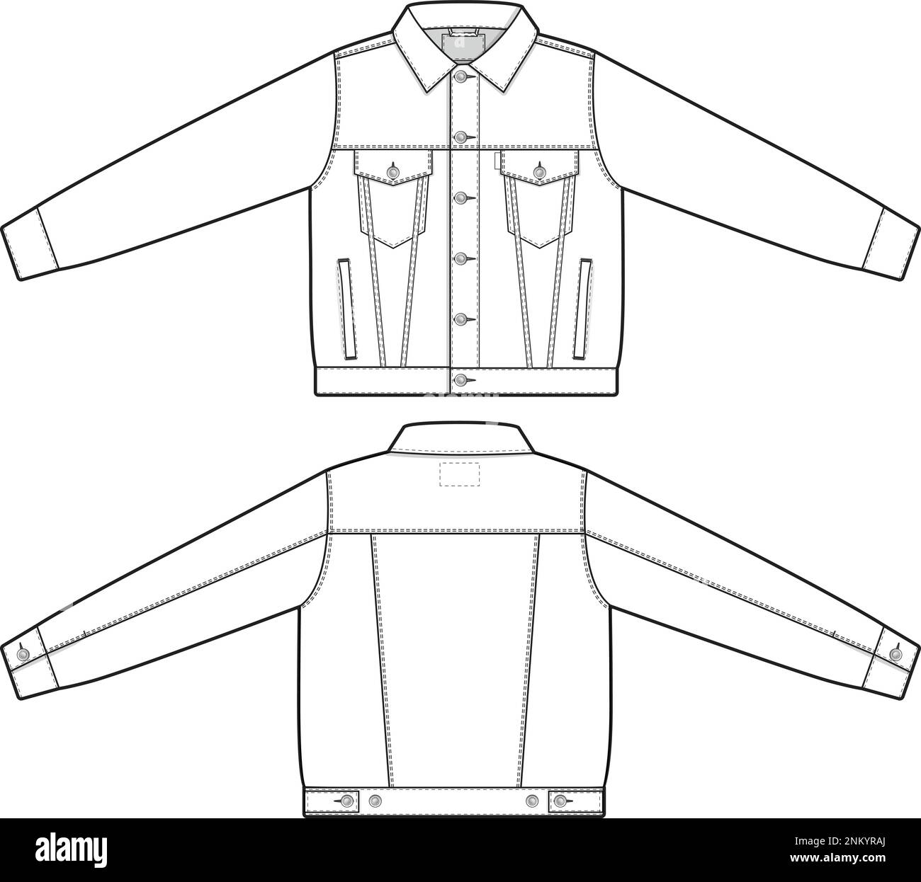Trucker jacket Stock Vector Images - Alamy Trucker jacket Stock Vector Images - Alamy