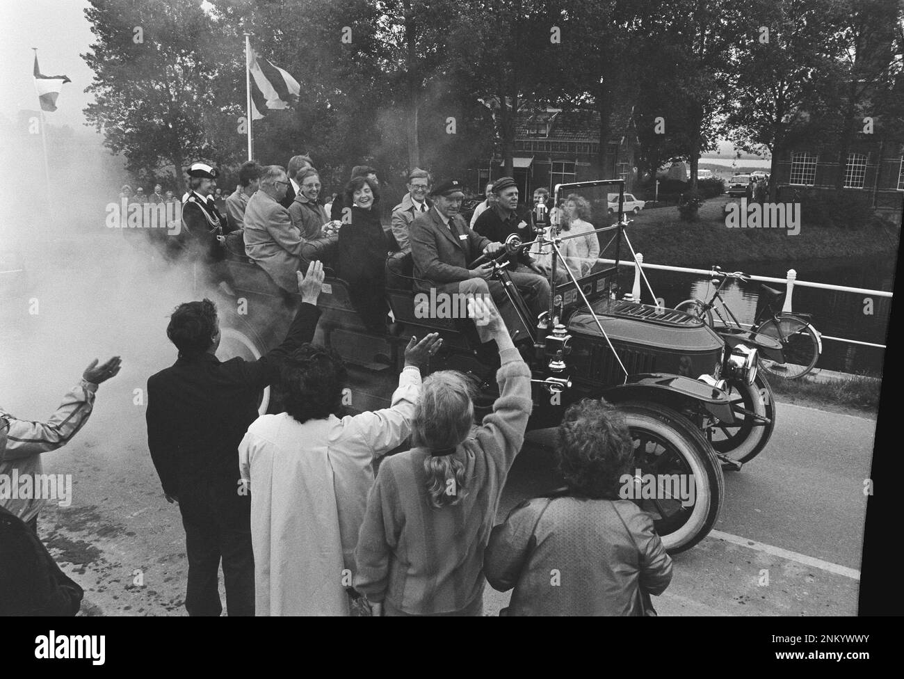 Princess Margriet opens the Dutch Steam Engine Museum in Medemblik in a ...