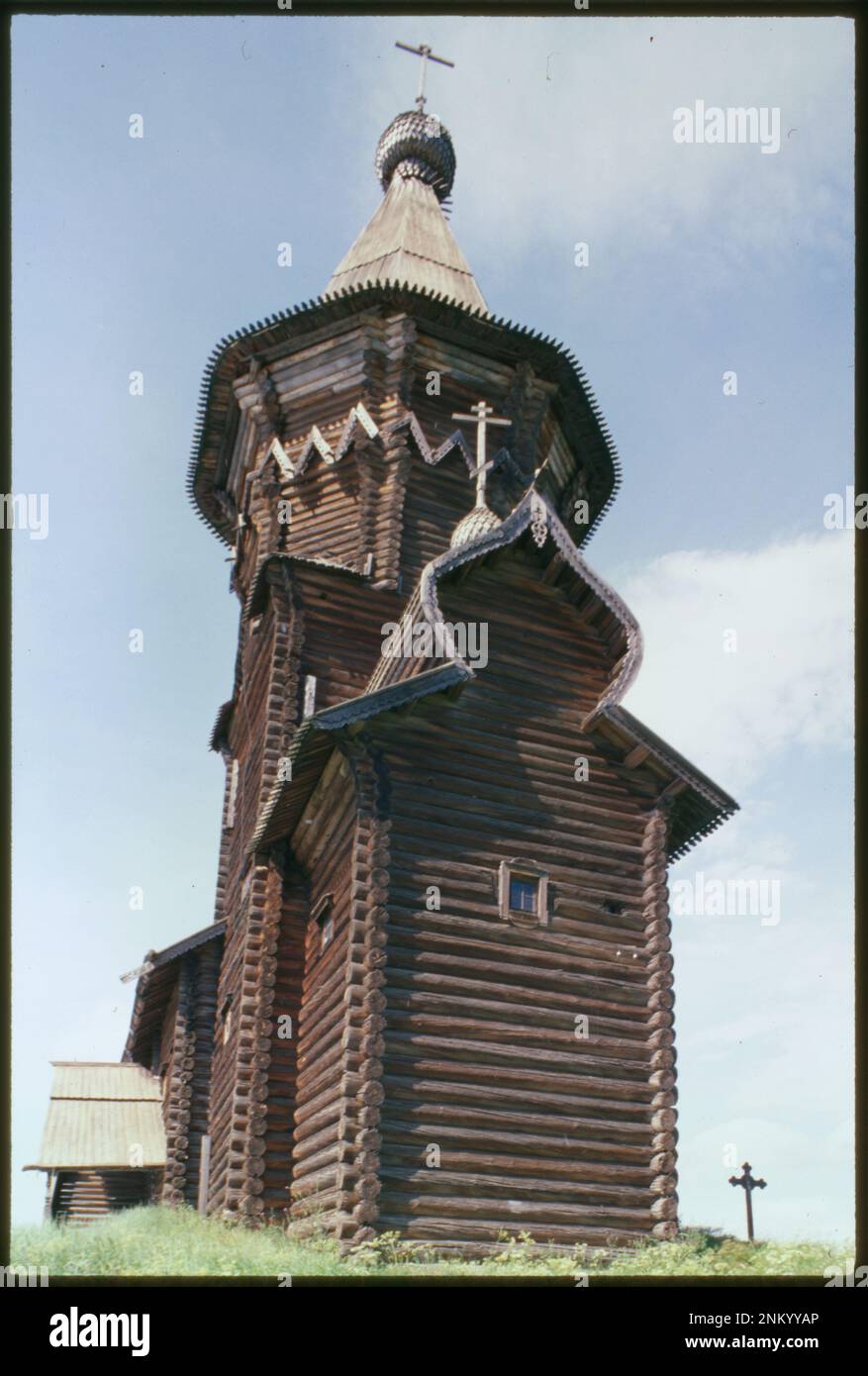 Church of the Dormition (1774), east facade, Kondopoga, Russia ...