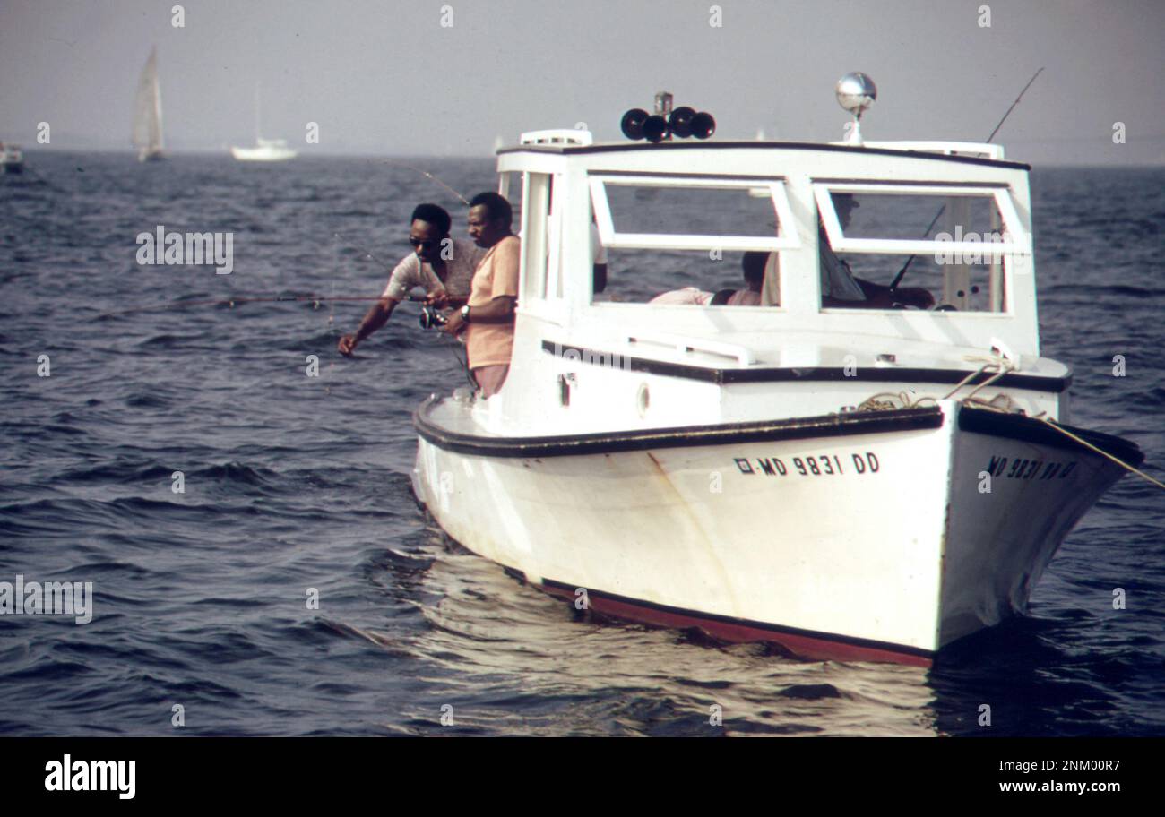 1970s Sailing Photos: Fishermen find bass, flounder, shad and rock fish ...