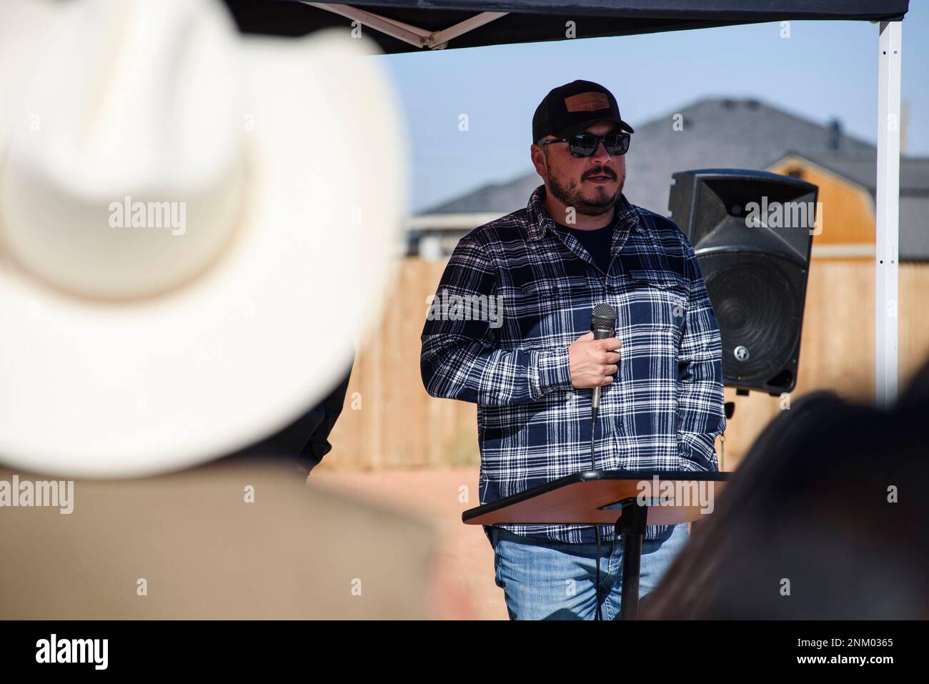 Disabled United States Marine Corps veteran Corporal Ray Lopez speaks ...