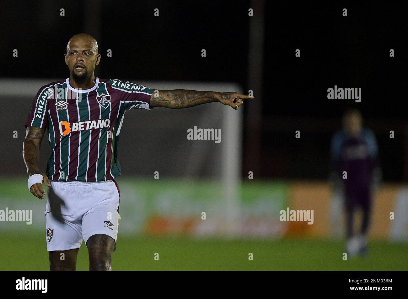 RJ - Rio de Janeiro - 01/27/2022 - CARIOCA 2022, FLUMINENSE X BANGU - Felipe Melo Fluminense ...