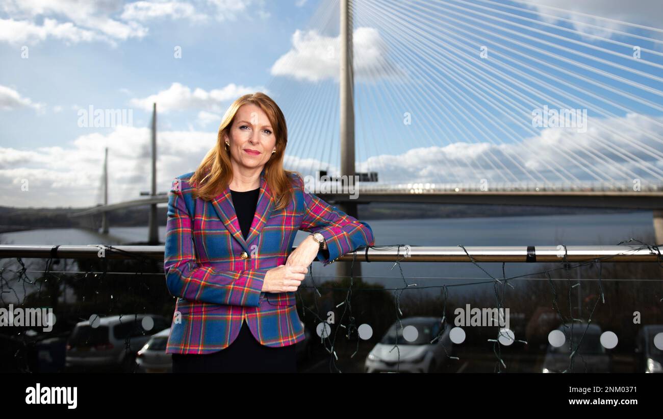 North Queensferry, Scotland, UK. 24 February 2023.PICTURED: Ash Regan ...