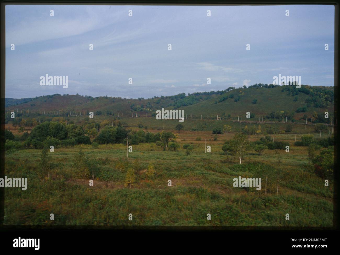 The Trans-Siberian Railroad, passing near Kasatkin village in Amur ...