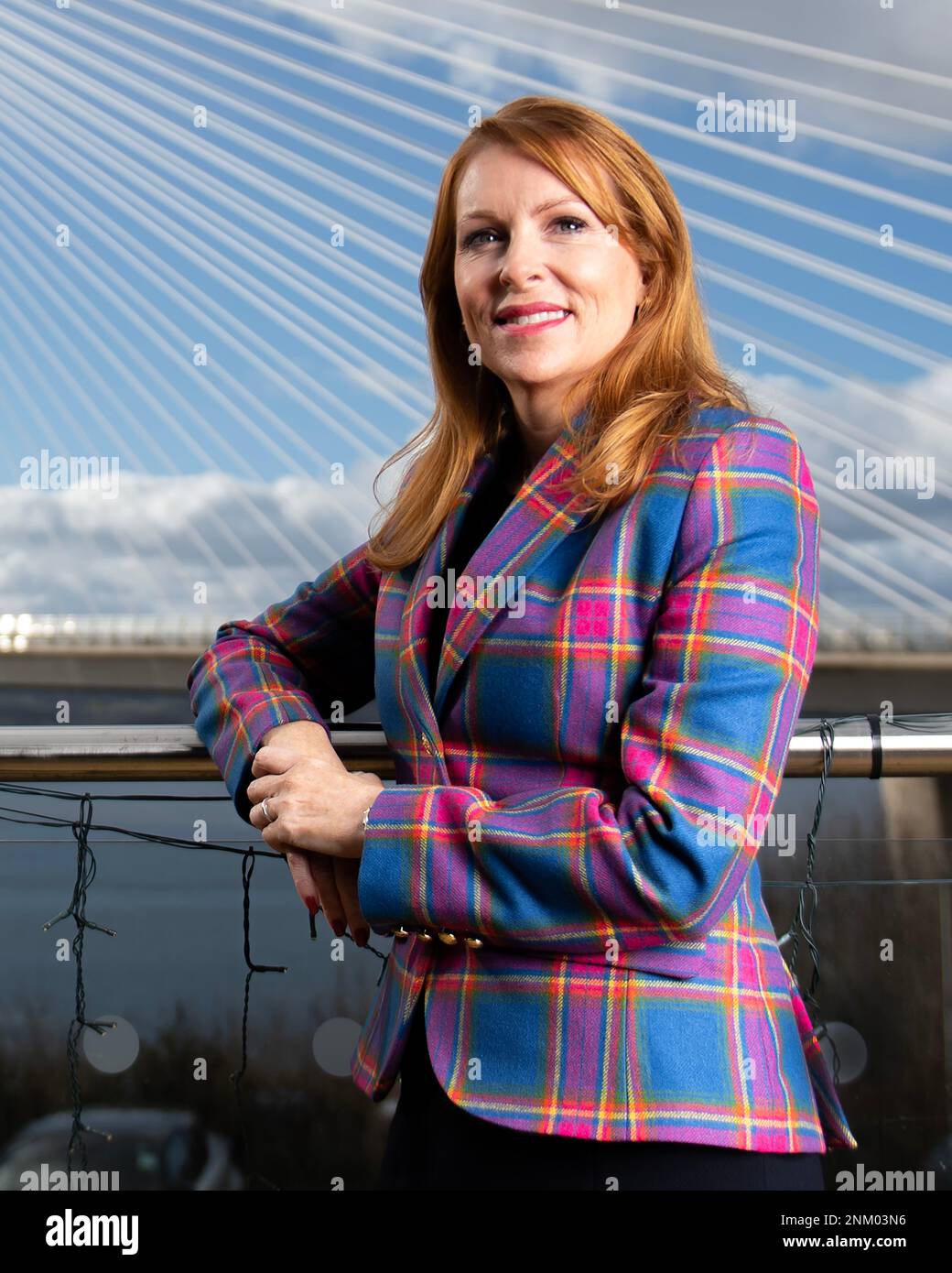 North Queensferry, Scotland, UK. 24 February 2023.PICTURED: Ash Regan ...