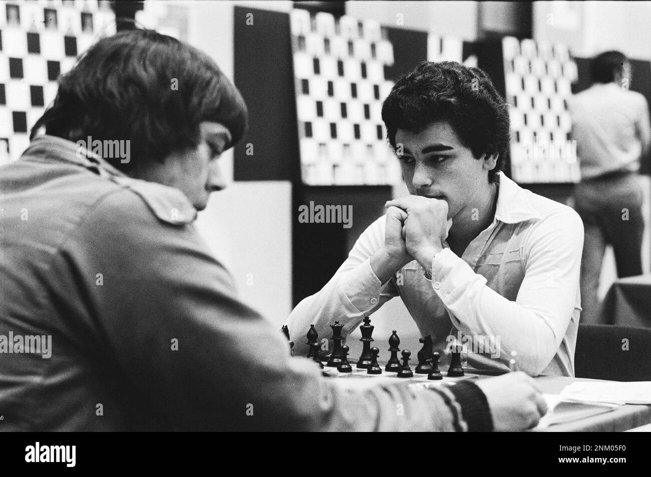 Netherlands History: Blast Furnace Chess Tournament; leader Yasser ...
