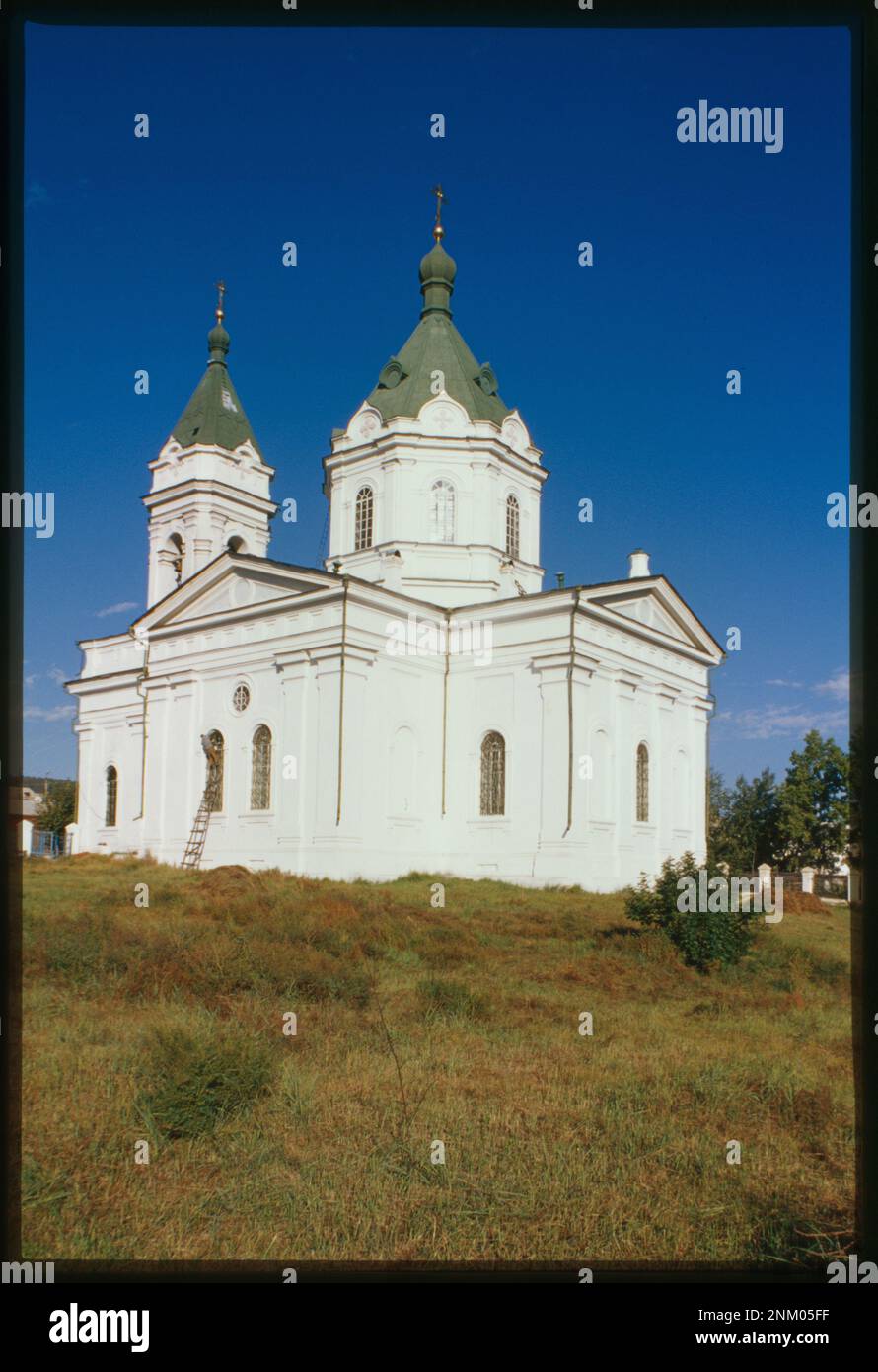 The Church of the Dormition, built between 1884 and 1888 in Kiakhta ...