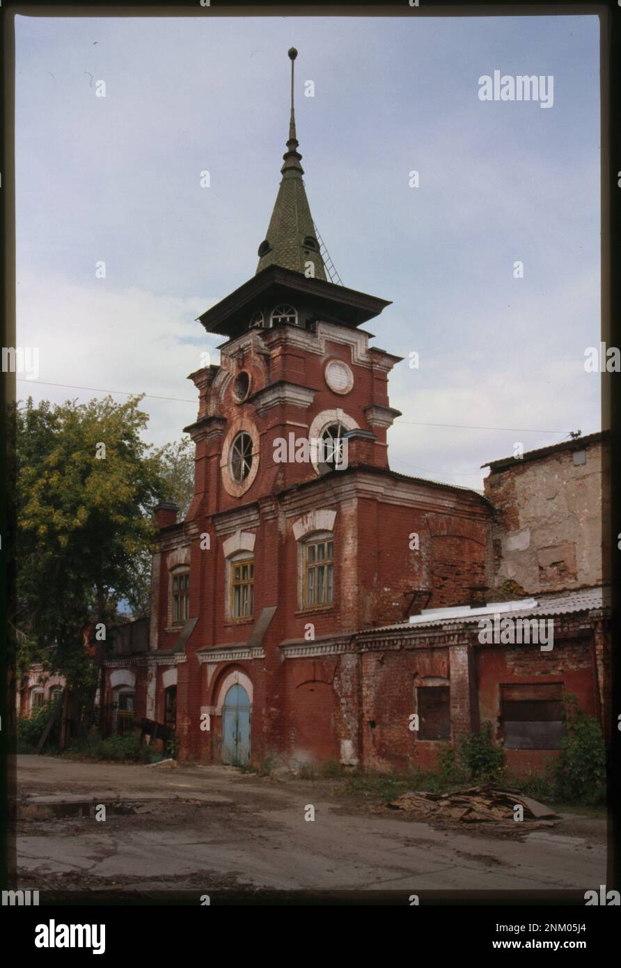 Solntse Match Factory (1911), main tower, Usol'e Sibirskoe, Russia ...