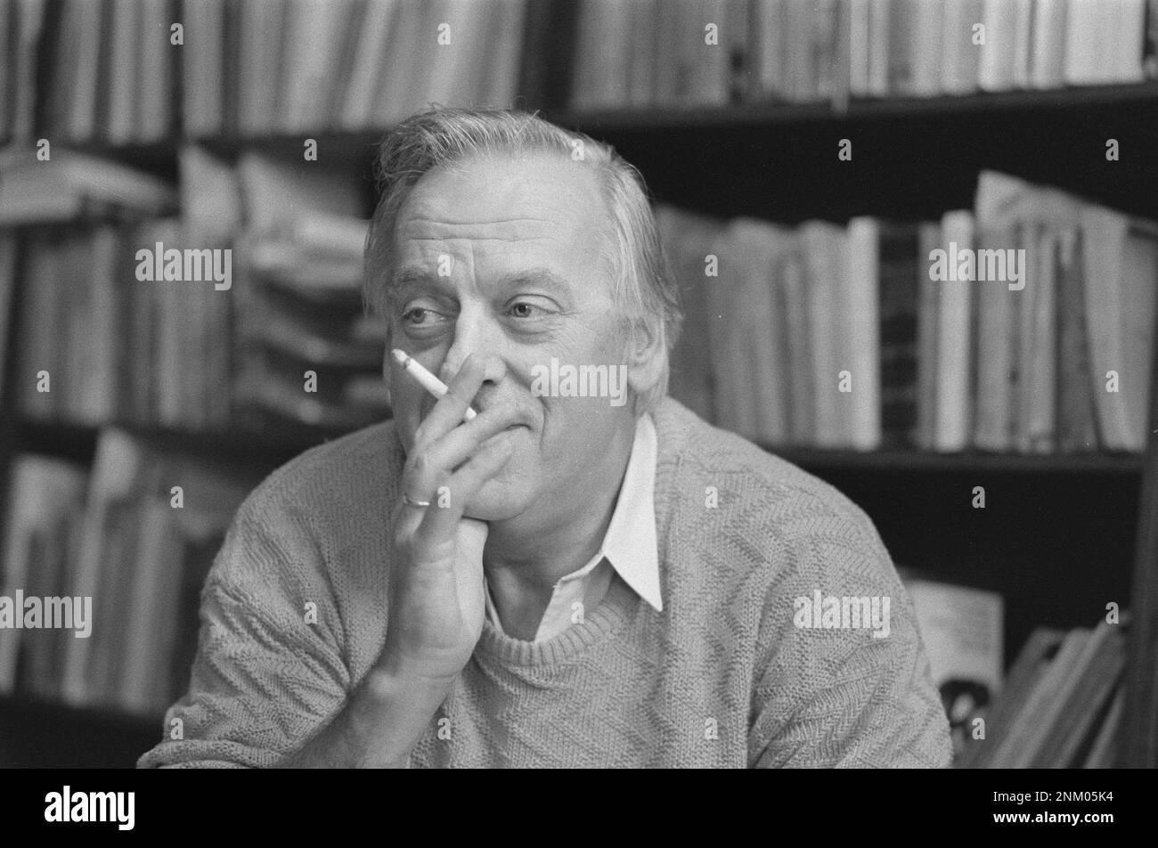 Dutch journalist Jan Blokker ca. 1985 Stock Photo - Alamy