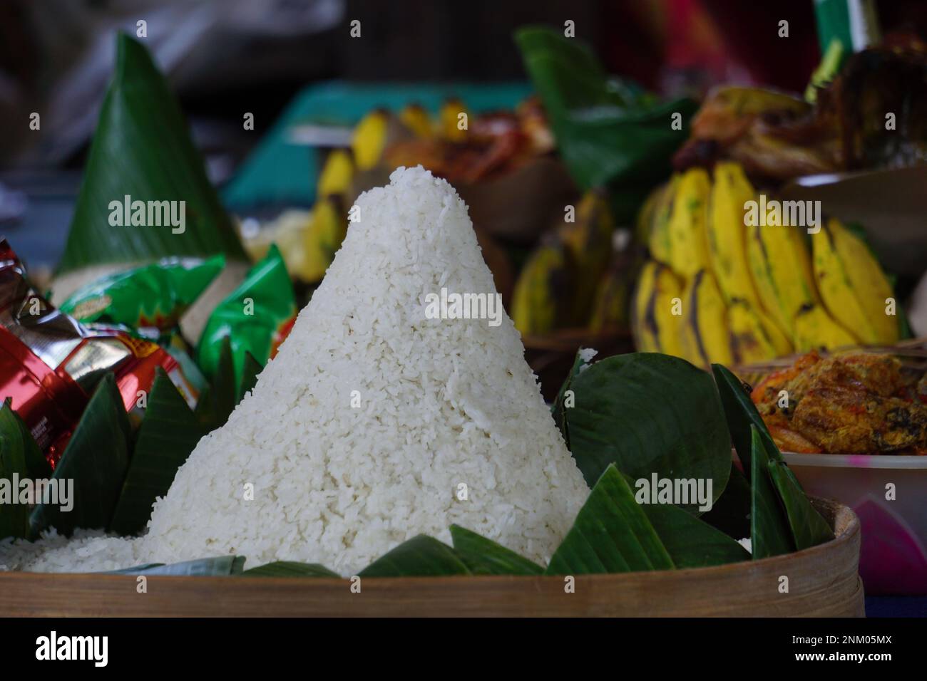 Indonesian various food for thanksgiving. Indonesian call it nasi ...