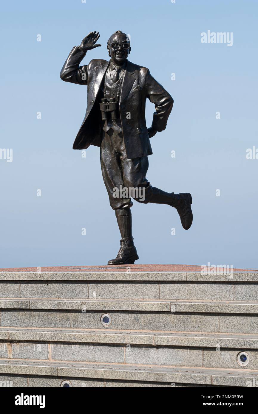 Statue in the seaside resort of Morecambe, Lancashire, England ...