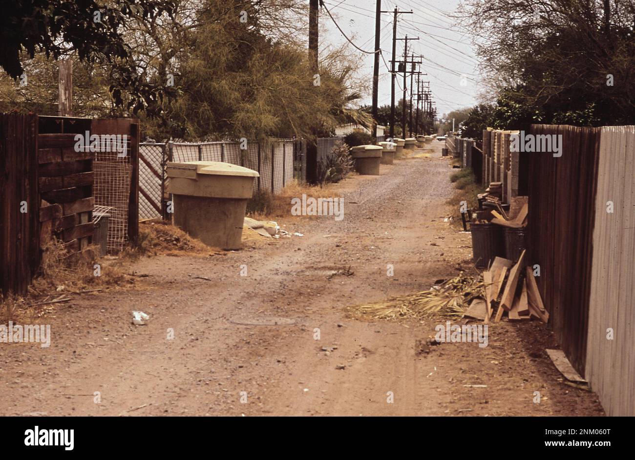 1970s America: One trash container, which holds 320 gallons of garbage ...