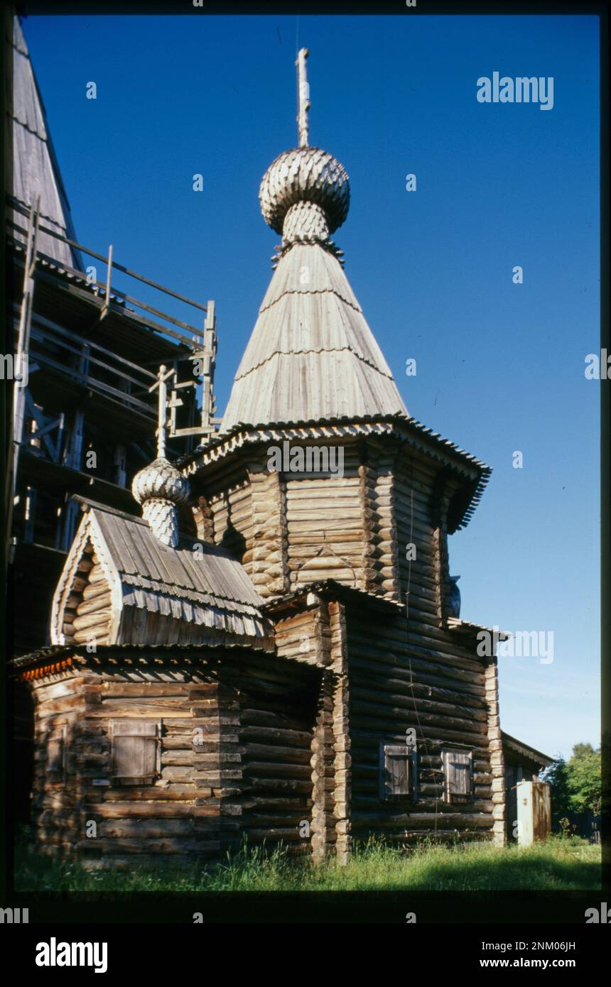 The Cathedral of the Dormition in Kem', built between 1711 and 1717 ...