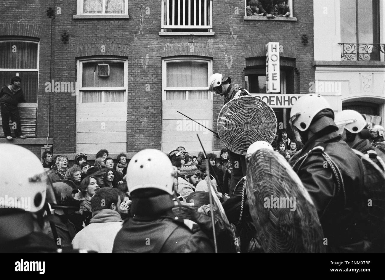 Netherlands History: Police and army with armored vehicles and tanks ...