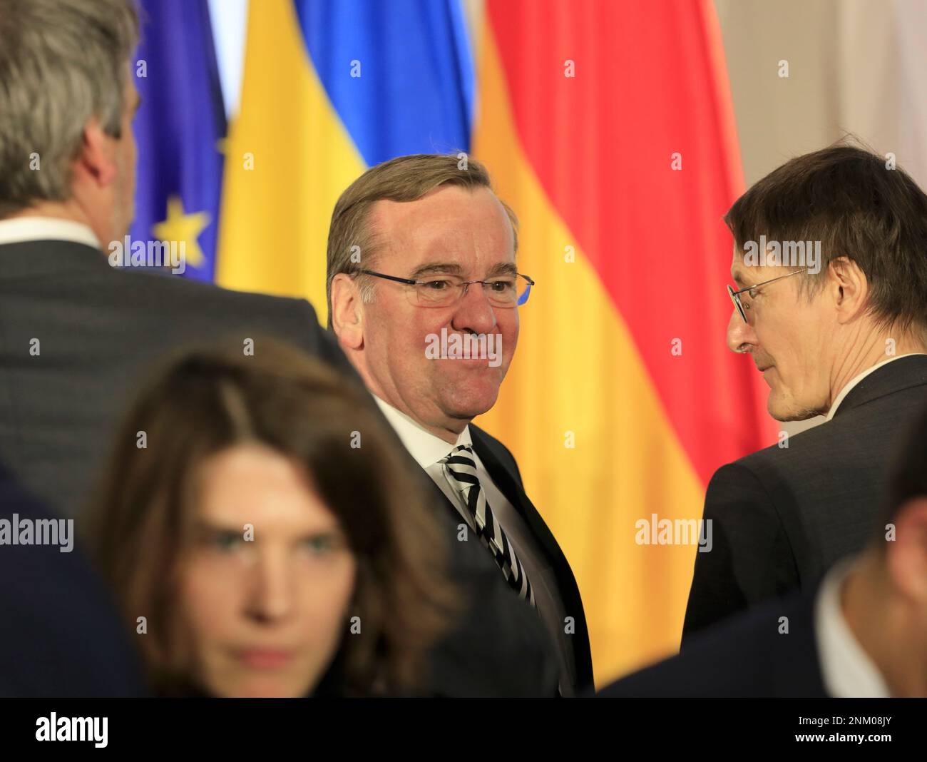 Berlin, Germany, 24 Feb 2023.In Bellevue Palace, the official residence ...