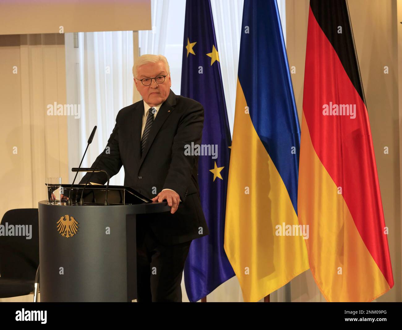 Berlin, Germany, 24 Feb 2023.In Bellevue Palace, the official residence ...