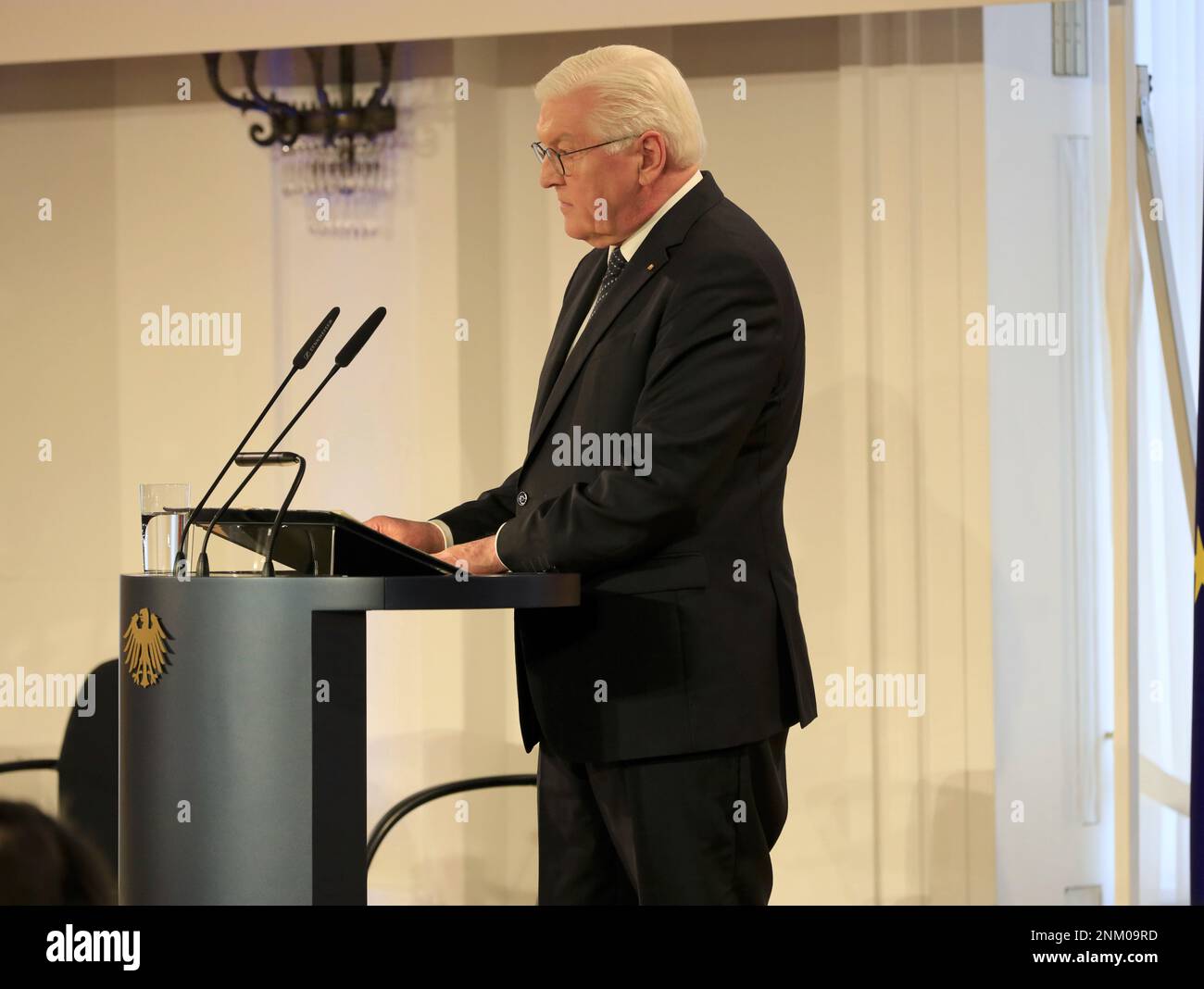 Berlin, Germany, 24 Feb 2023.In Bellevue Palace, the official residence ...