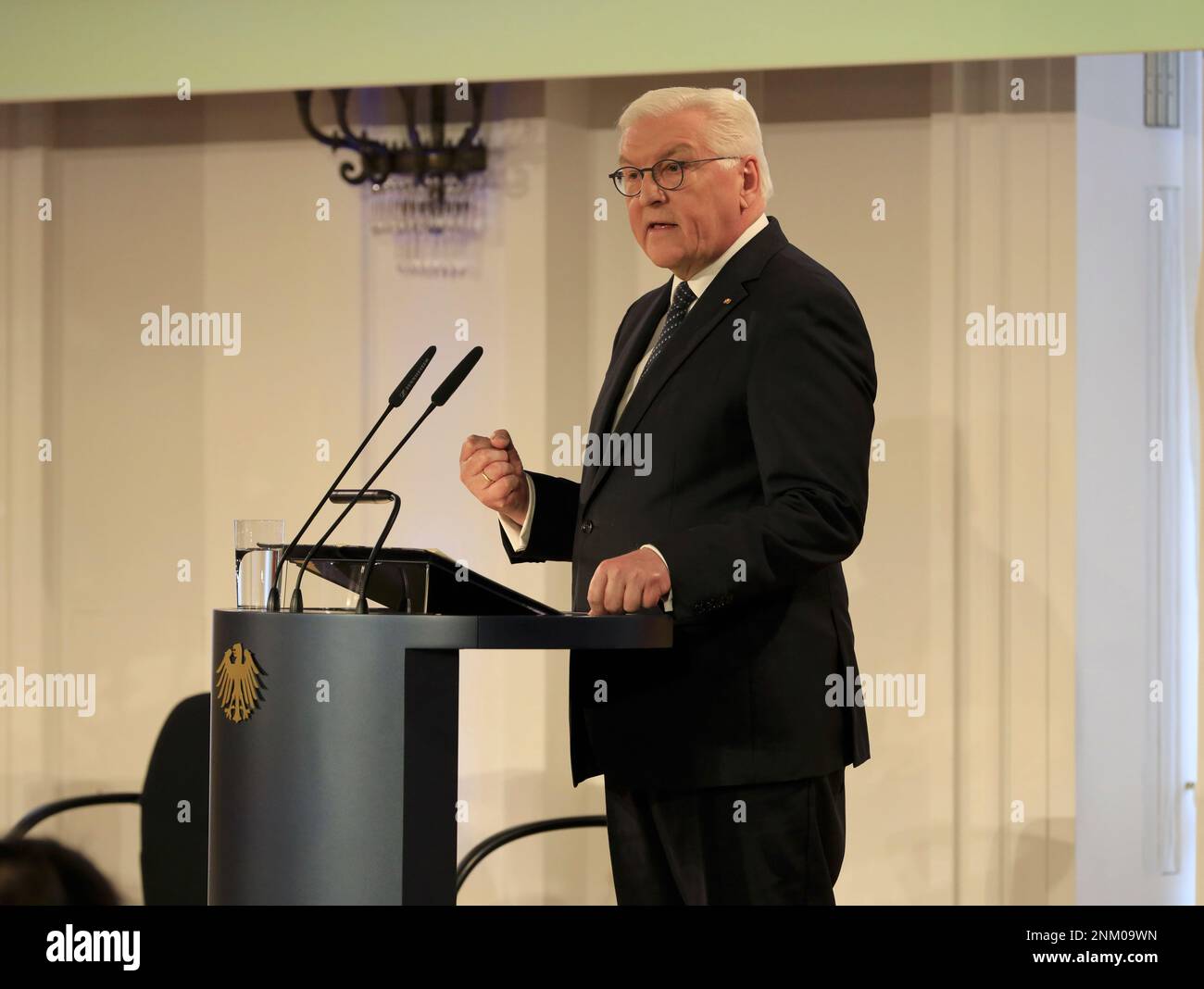 Berlin, Germany, 24 Feb 2023.In Bellevue Palace, the official residence ...