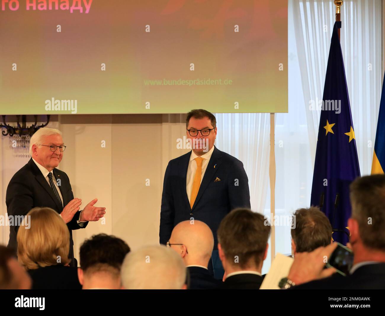 Berlin, Germany, 24 Feb 2023.In Bellevue Palace, the official residence ...