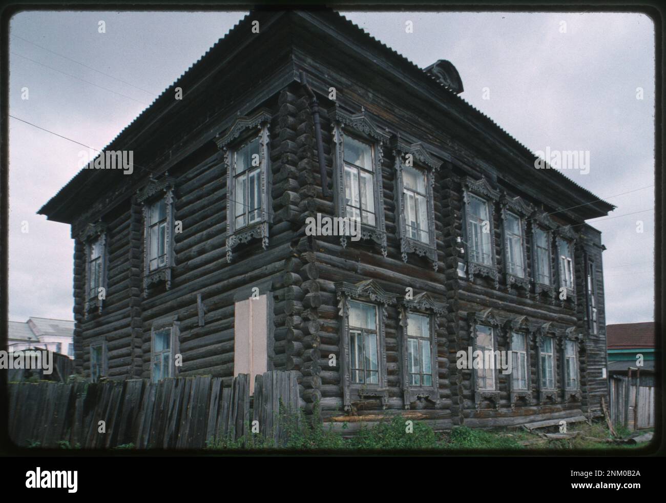 This log house on Pushkin Street #13 in Tobol'sk, dating around 1900 ...
