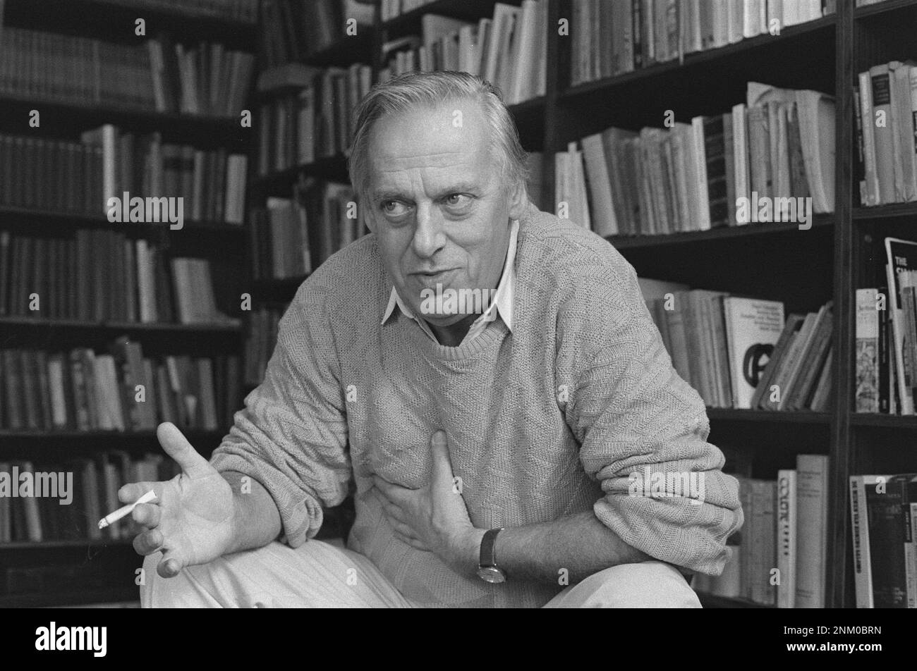 Dutch journalist Jan Blokker ca. 1985 Stock Photo - Alamy