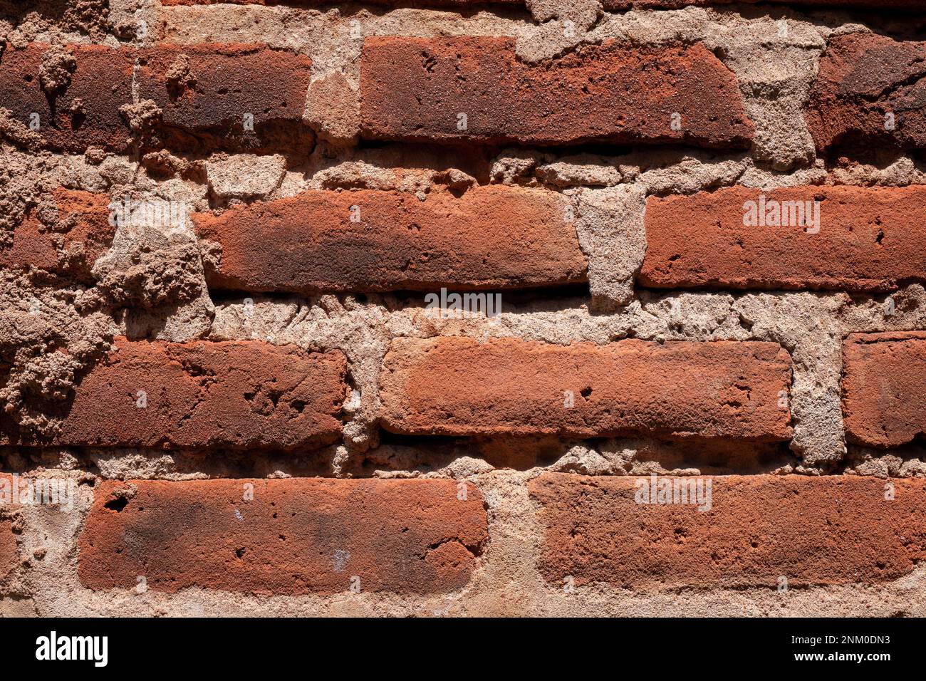 Red brick wall. Concept of lost freedom Stock Photo - Alamy