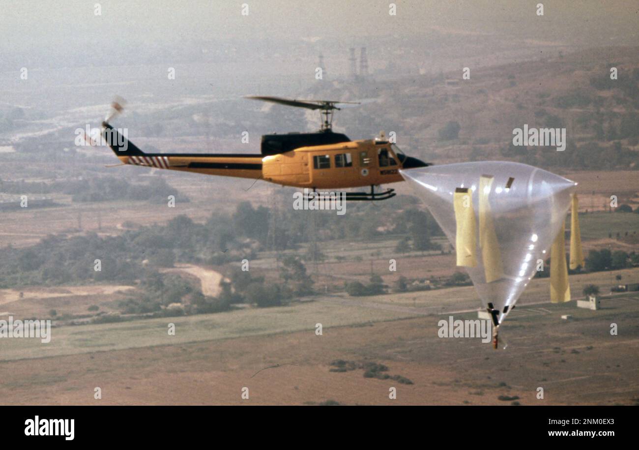 1970s United States: A helicopter for the Los Angeles Reactive ...