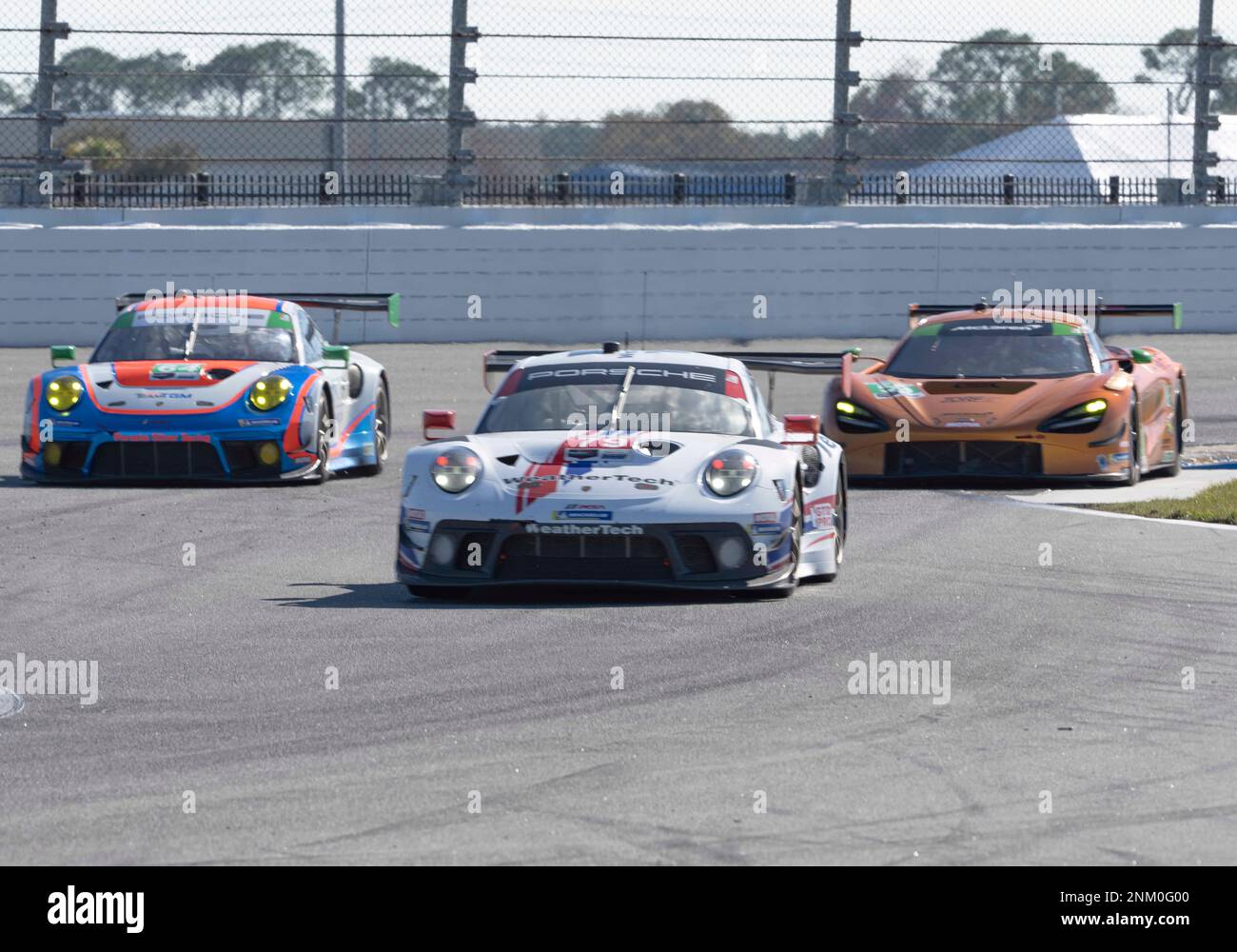 DAYTONA, FL - JANUARY 23: WeatherTech Racing driver Cooper MacNeil ...