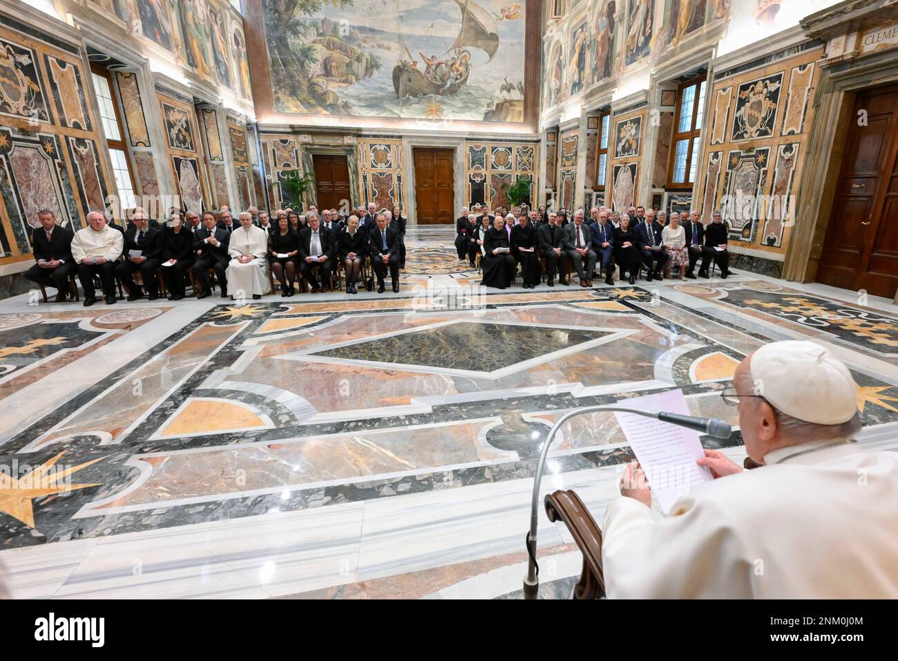 Vatican, Vatican. 24th Feb, 2023. Italy, Rome, Vatican, 2023/2/24. Pope ...