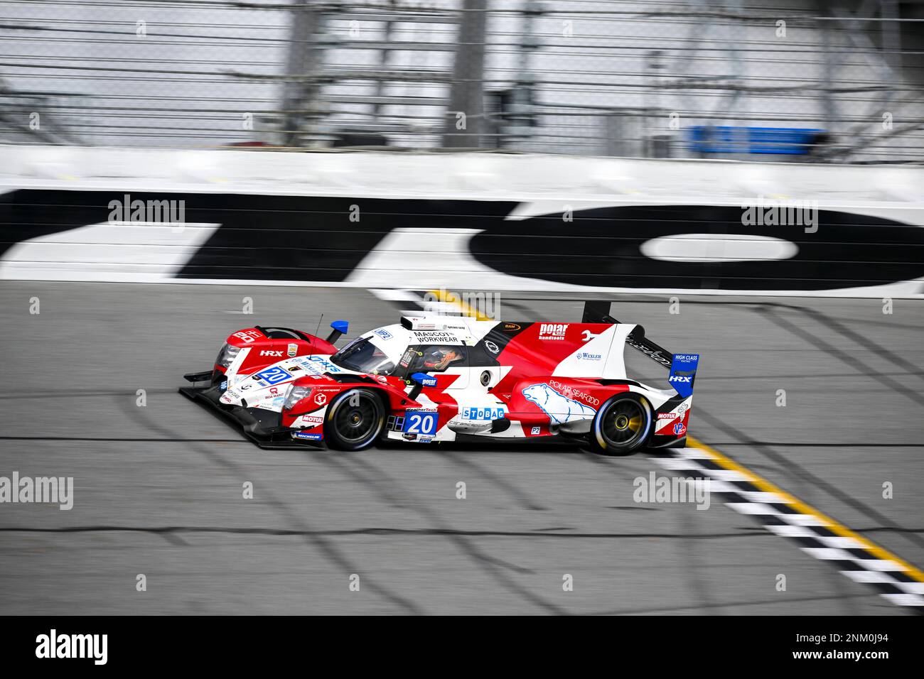 DAYTONA, FL - JANUARY 23: The #20 High Class Racing ORECA LMP2 07 in ...
