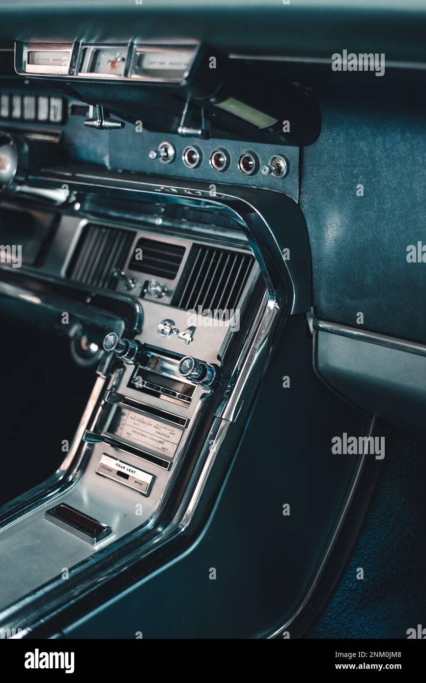Muscle car dashboard hi-res stock photography and images - Alamy