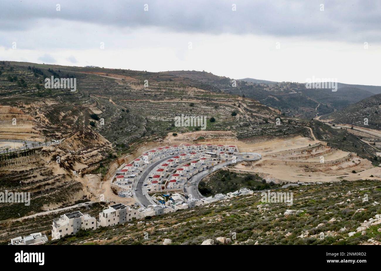 Jerusalem. 23rd Feb, 2023. This photo taken on Feb. 23, 2023 shows a ...
