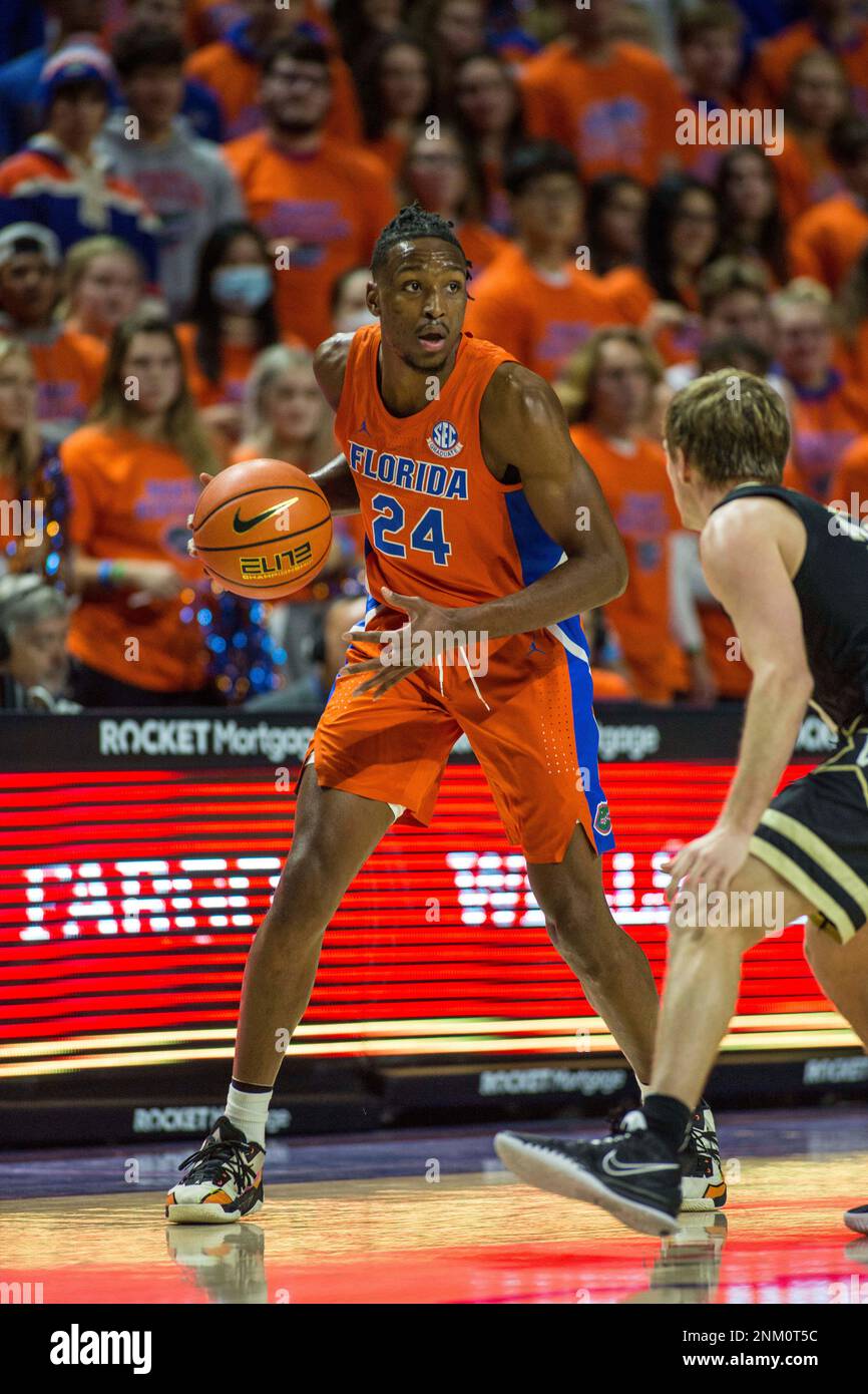 January 22, 2022: Florida Gators guard Phlandrous Fleming Jr. (24 ...