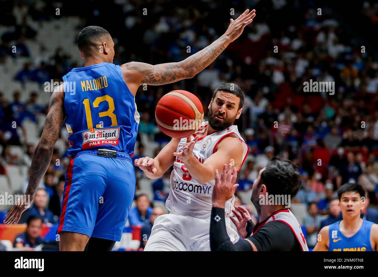 Bulacan Province, Philippines. 24th Feb, 2023. Amir Saoud (2nd L) of ...